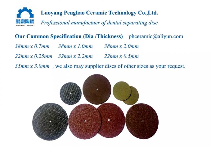 Separating Discs & Grinding Wheel For Dental Alloy and Ceramic