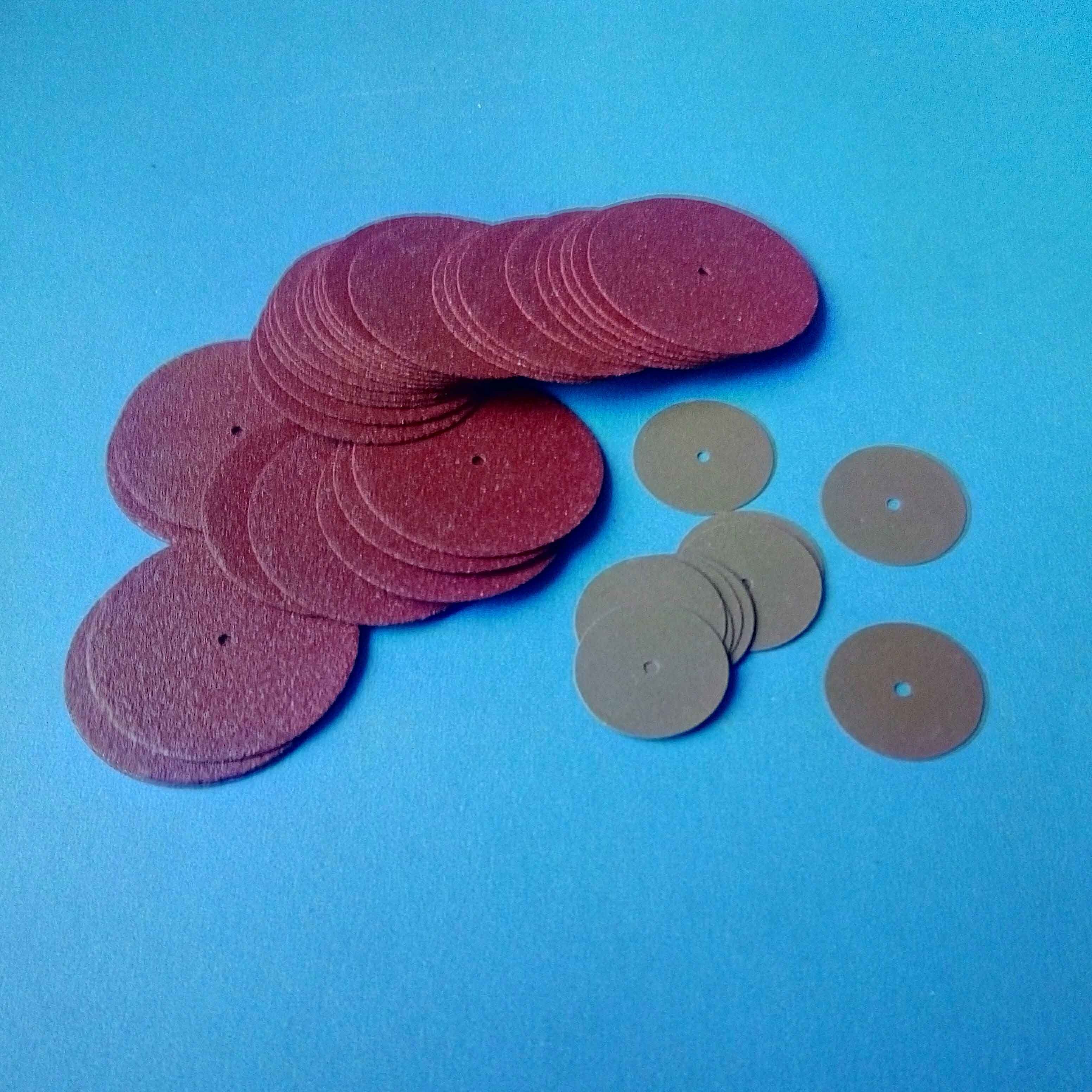 Dental Separating Discs For Dental Alloy and Ceramic ( Red , Green)(various sizes)