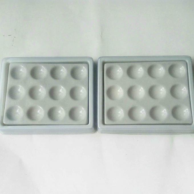 Dental Ceramic Mixing Slab ( Plate),12 Slots , having plastic Cover ...