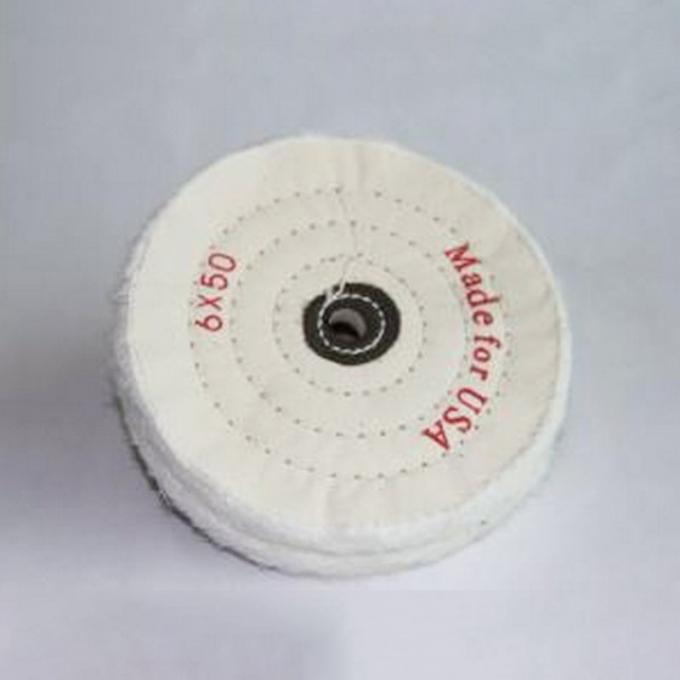 Cotton muslin white buff buffing wheel for jewelry&dental polishing