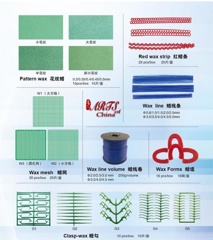 dental lab using wax material/dental dropping wax/dental wax pattern